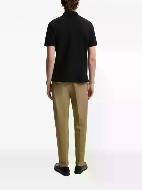 BOSS Pallas Buttoned Polo Shirt - Black