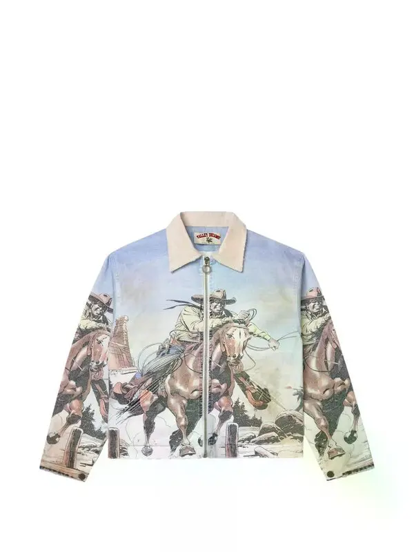 VALE FOREVER Graphic Zip Jacket