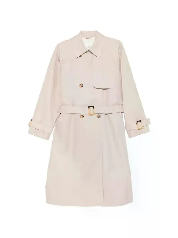Marina Rinaldi Buttoned Belted Coat