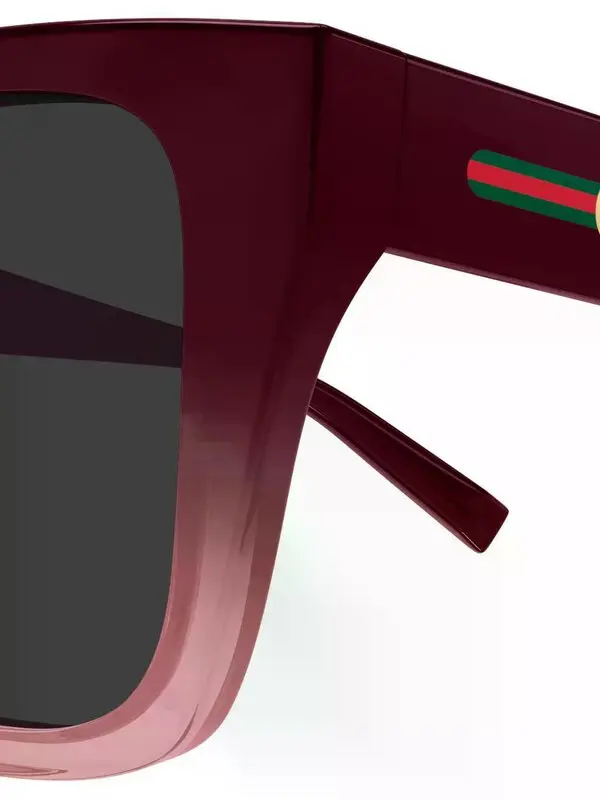 Gucci Geometric Frame Sunglasses