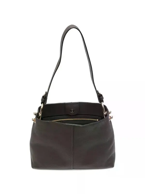 Strathberry Lana Ring-detail Shoulder Bag - Brown