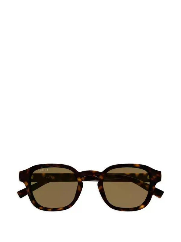 Gucci Round Frame Sunglasses - Brown