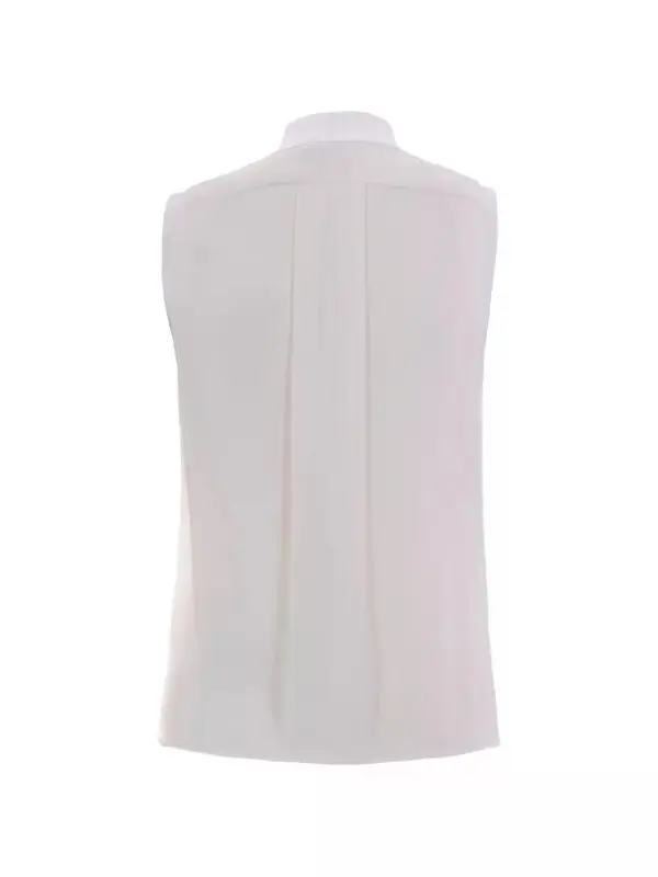 Elisabetta Franchi Draped Sleeveless Blouse