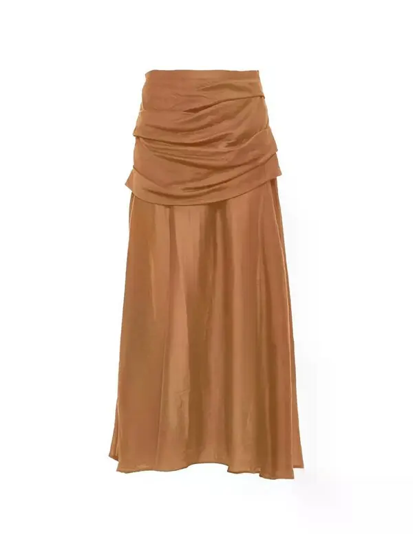 Devotion Draped Midi Skirt