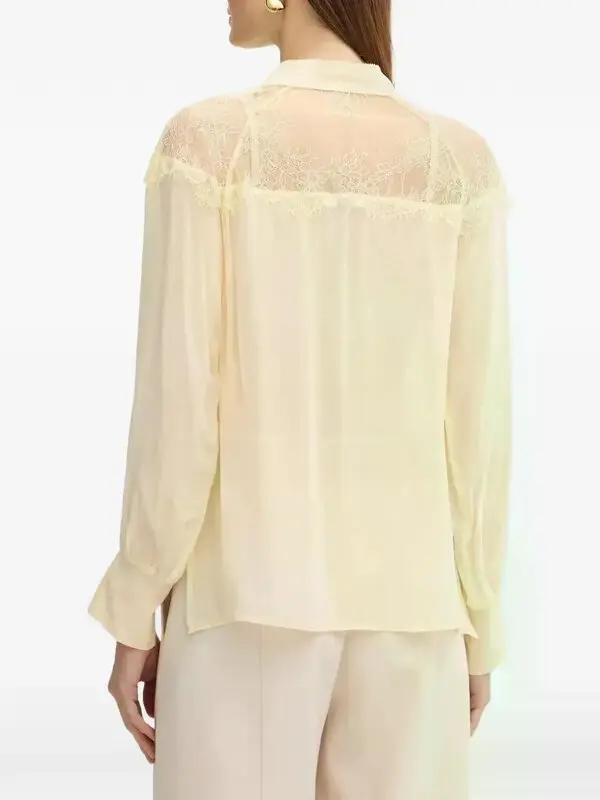 Patrizia Pepe Tie-neck Blouse - Neutrals