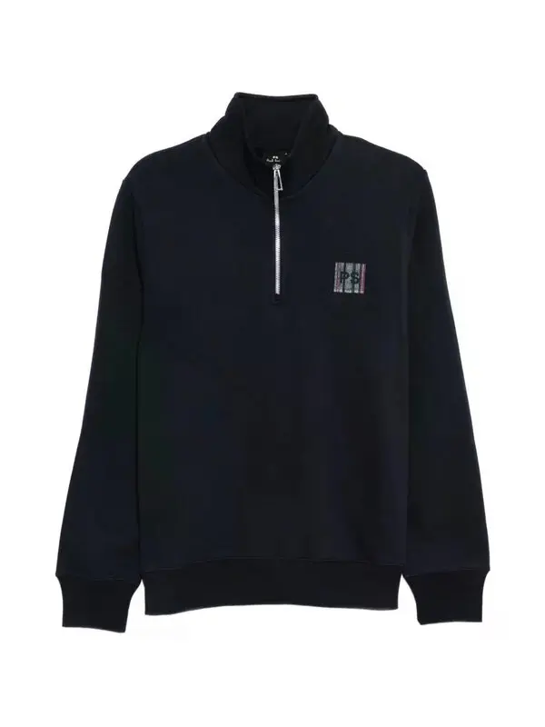 Paul Smith Logo-embroidered Zipped Sweatshirt