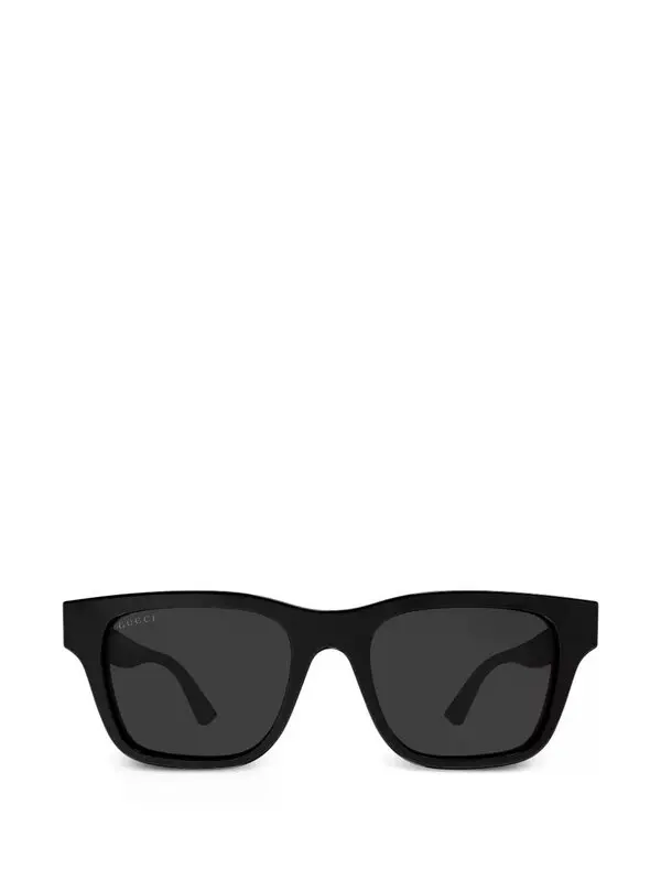 Gucci Rectangle Frame Sunglasses - Black