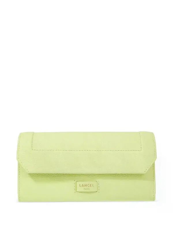 LANCEL Slim Flap Wallet - Yellow