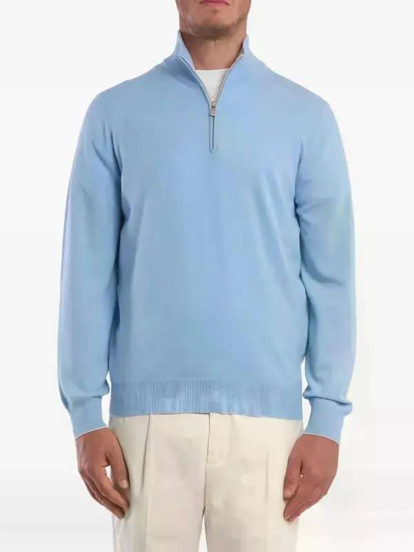 Brunello Cucinelli Half-zip Cashmere Sweater