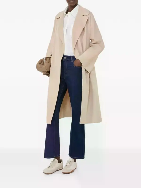 Max Mara Belted Overcoat - Neutrals