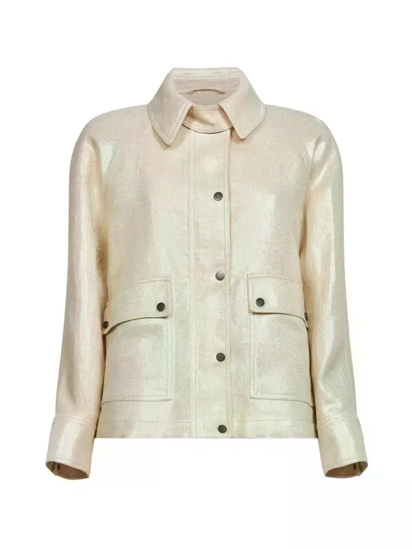 Brunello Cucinelli Buttoned Jacket - Neutrals