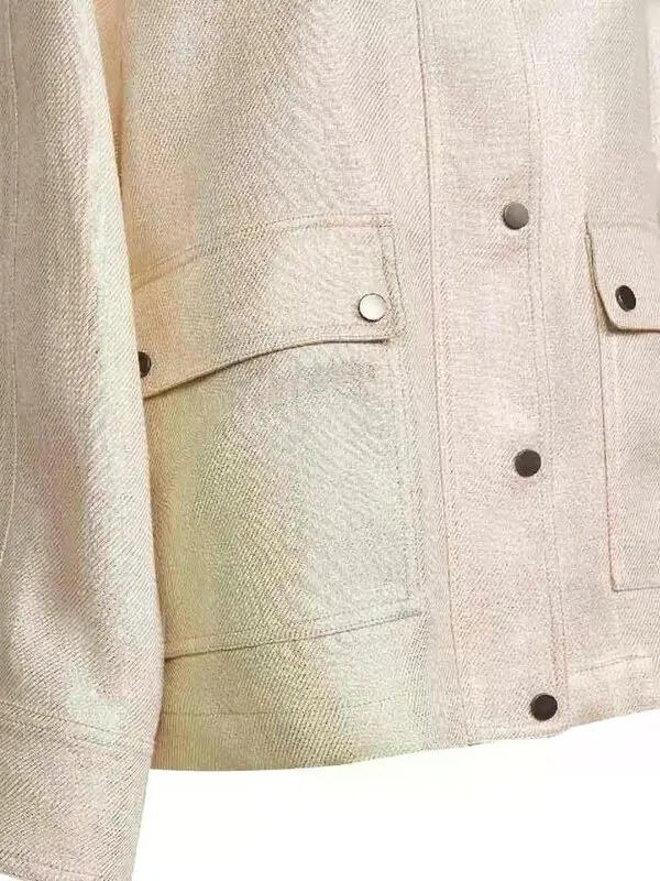 Brunello Cucinelli Buttoned Jacket - Neutrals