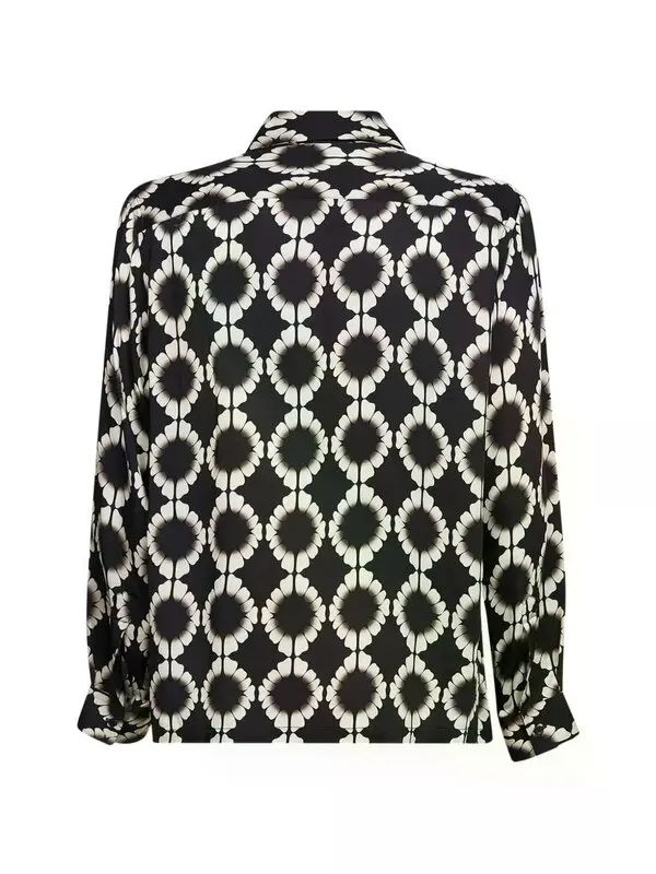 LANEUS Geometric-print Shirt
