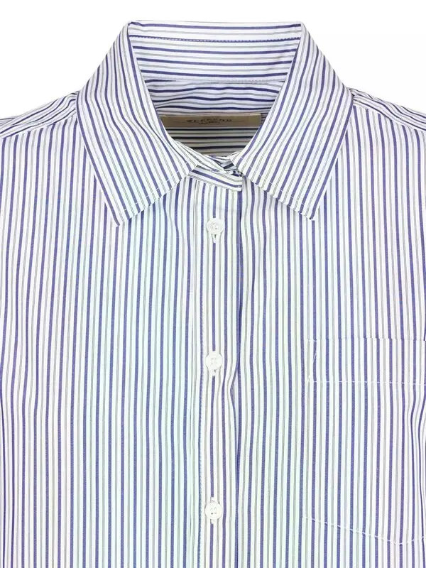 Max Mara Striped Chest-pocket Shirt