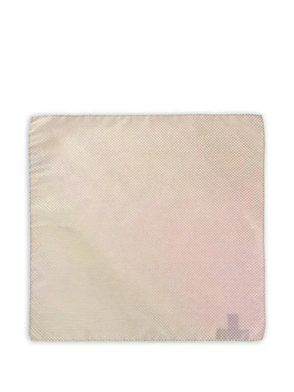 Emporio Armani Silk Pocket Square - Neutrals