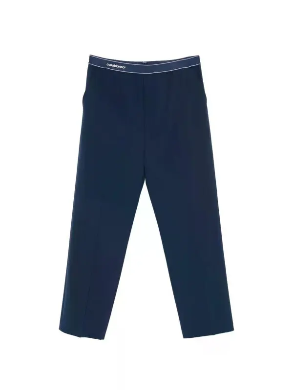 Casablanca Elasticated Waist Trousers - Blue
