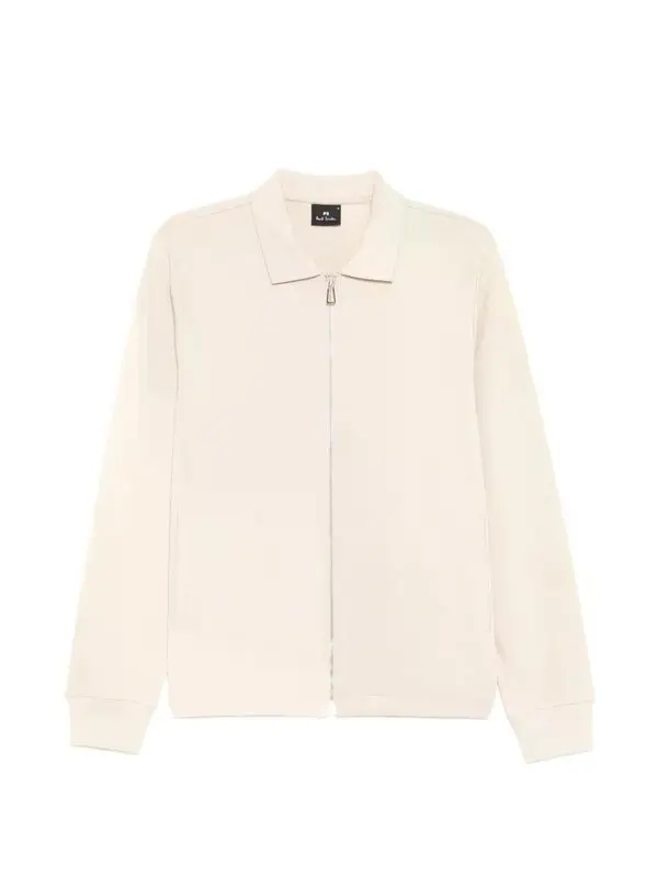 Paul Smith Collared Zipped Jacket - Neutrals