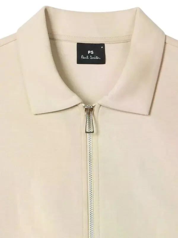 Paul Smith Collared Zipped Jacket - Neutrals