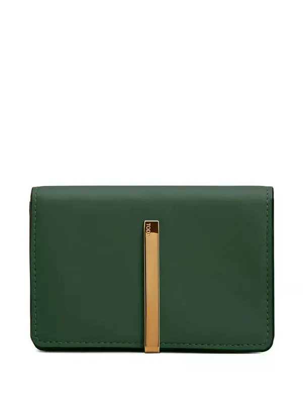 TOD'S Leather Wallet - Green