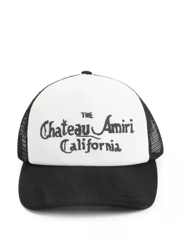 Amiri Lettering-print Baseball Cap - Black