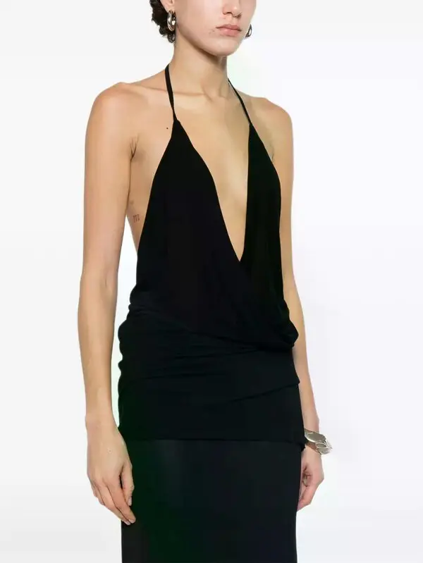Rick Owens V-neck Sleeveless Top