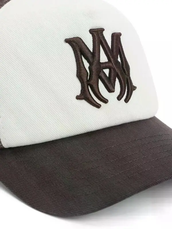 Amiri Logo-embroidered Baseball Cap - White