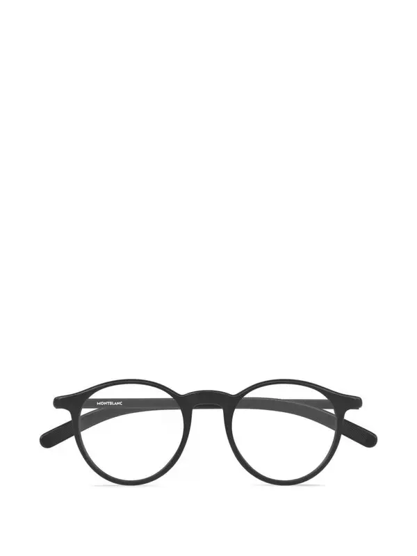 Montblanc Round-frame Eyeglasses - Black