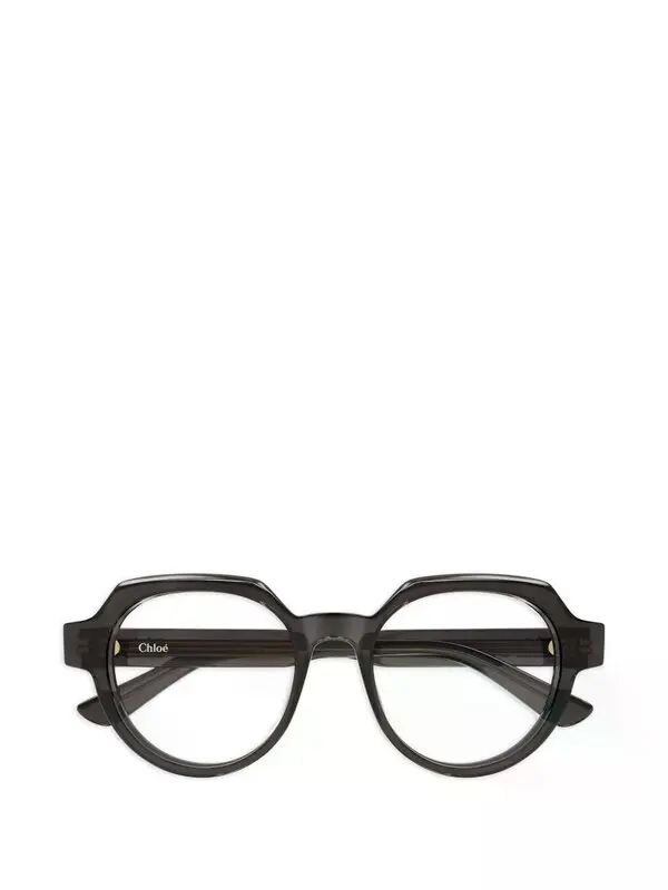 Chloé Round-frame Glasses - Grey