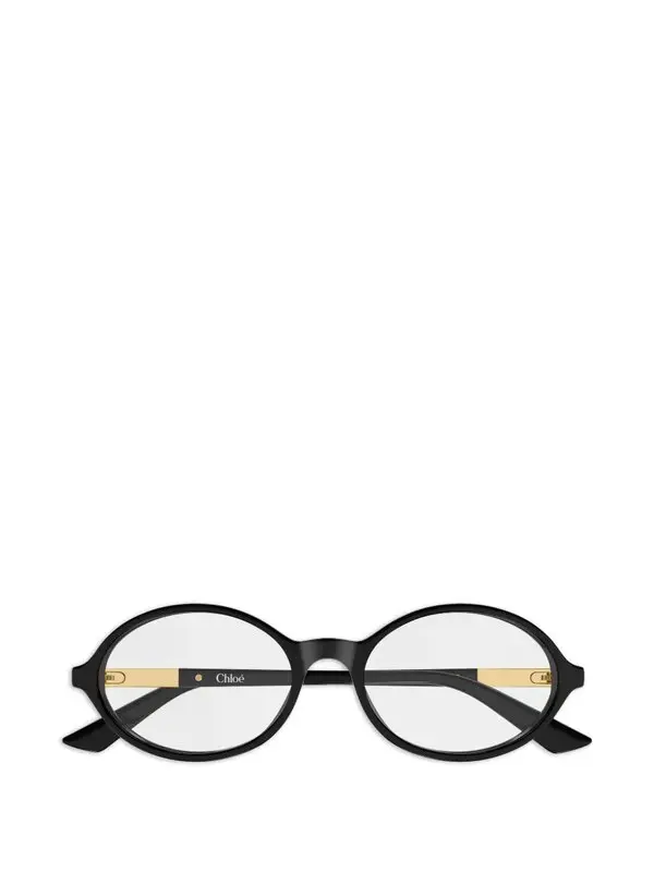 Chloé Oval-frame Glasses - Black