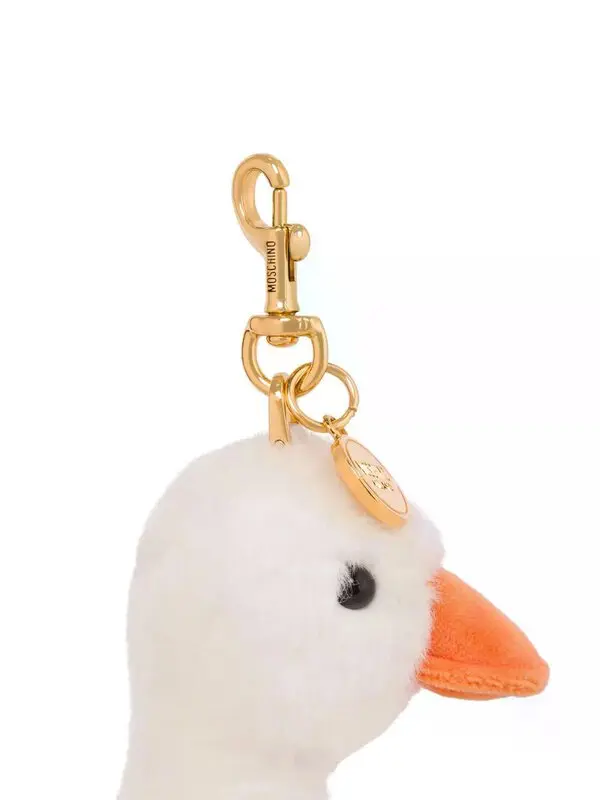 Moschino Duck-charm Keyring