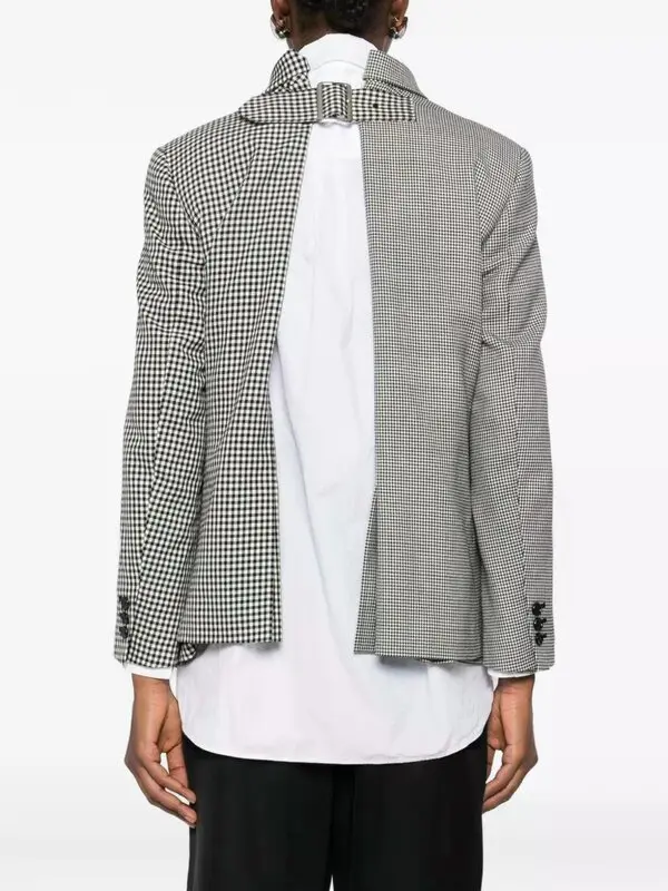 Comme Des Garçons Checked Blazer