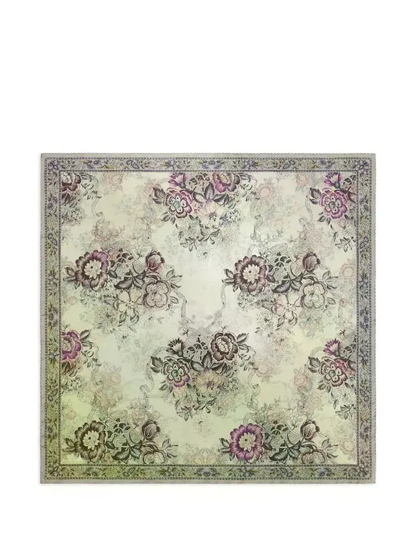 PIERRE-LOUIS MASCIA Cialda Floral-print Bandana Scarf - Neutrals