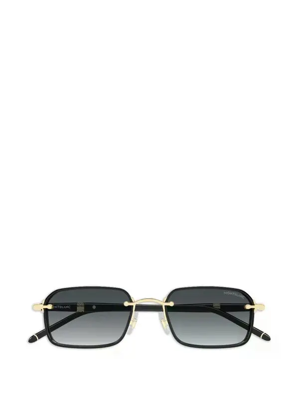 Montblanc Square-frame Sunglasses - Gold