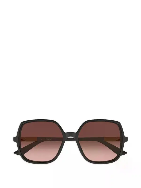 Chloé Judy Oversized-frame Sunglasses - Black