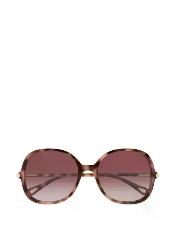 Chloé Oversized Frame Sunglasses - Brown