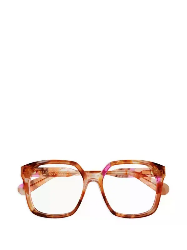 Chloé Square-frame Eyeglasses - Orange