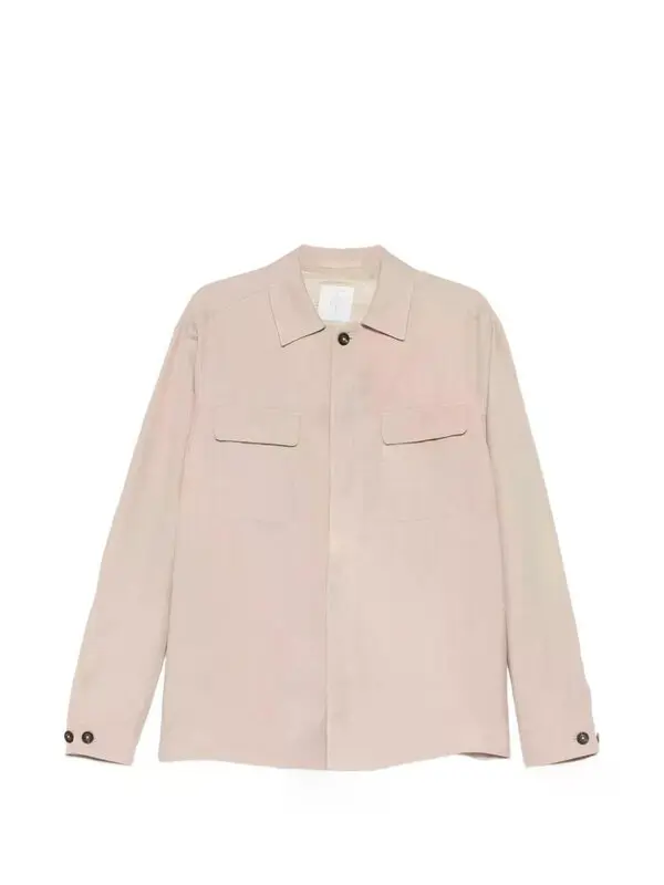 Eleventy Polo-collar Shirt Jacket