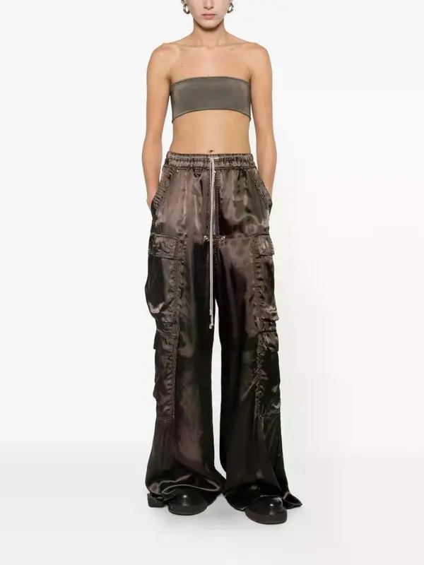 Rick Owens Metallic Effect Bandeau Top