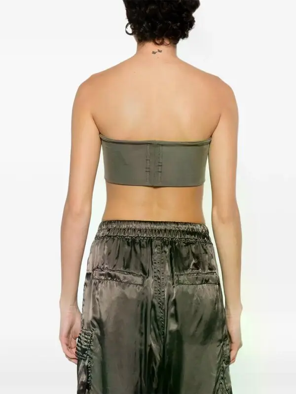 Rick Owens Metallic Effect Bandeau Top