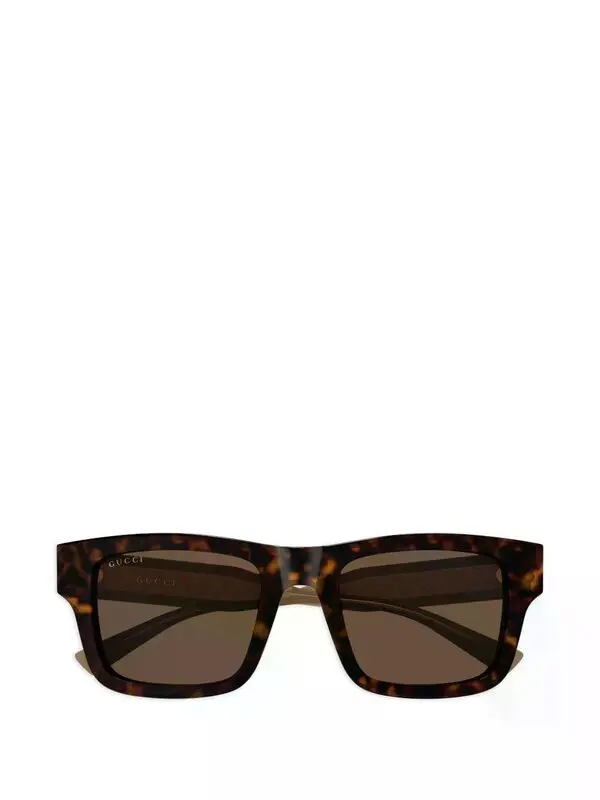 Gucci Square-frame Sunglasses - Brown