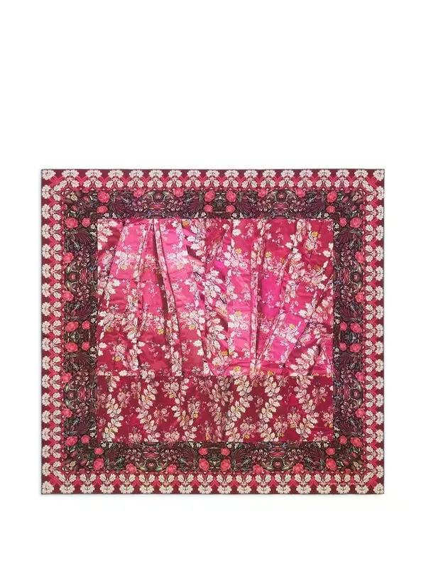 PIERRE-LOUIS MASCIA Floral-print Scarf - Pink