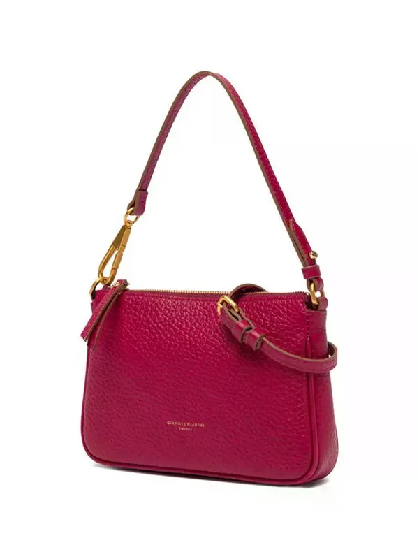GIANNI CHIARINI Leather Zip Shoulder Bag