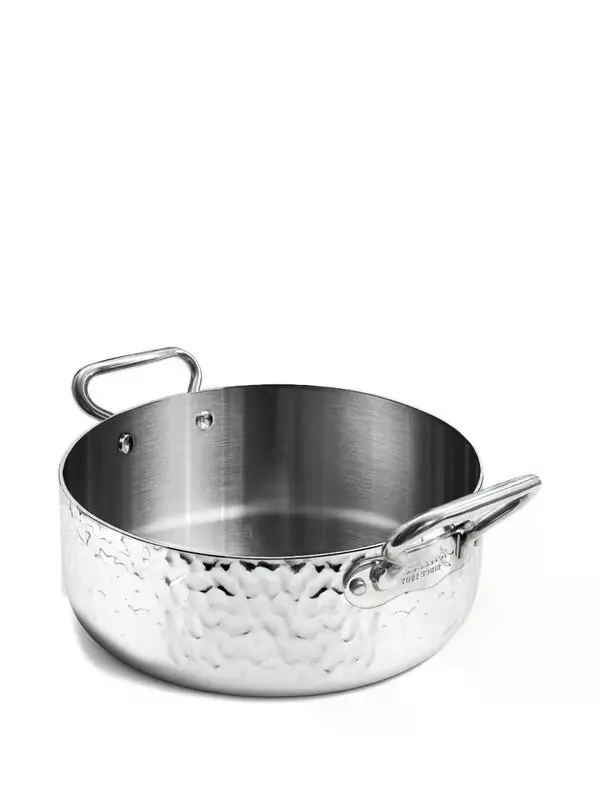 PENTOLE AGNELLI Hammered Inox Pan