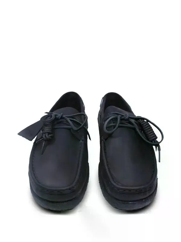 Clarks Lace-up Boat Shoes - Black