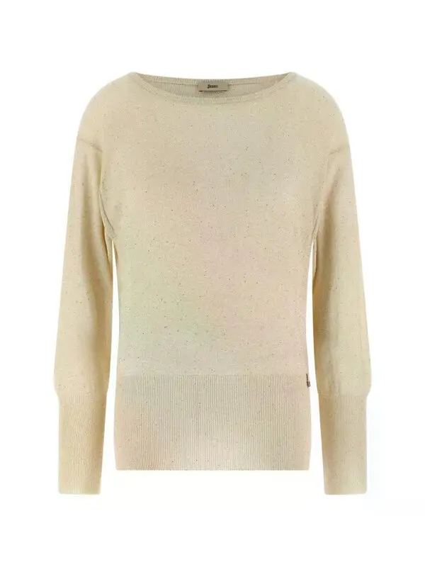 Herno Sequin Appliqué Sweater - Neutrals