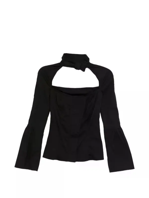 Gucci Square Cutout Blouse