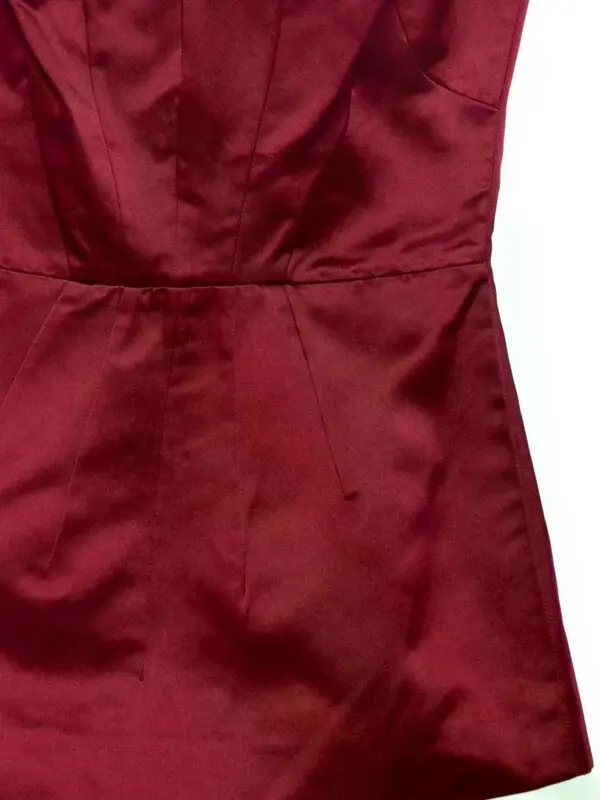 Prada Sleeveless Silk Top - Red