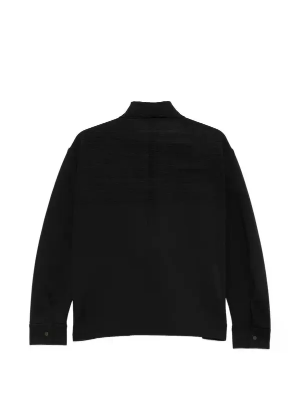 CFCL Knitted Shirt Jacket - Black