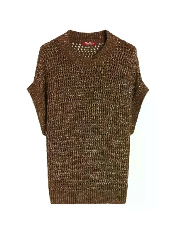 Max Mara Openwork Top