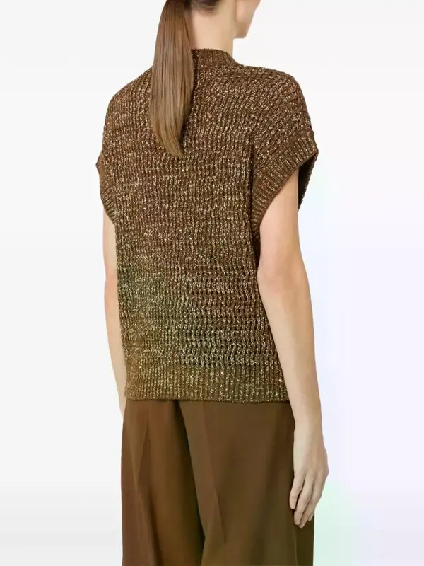Max Mara Openwork Top